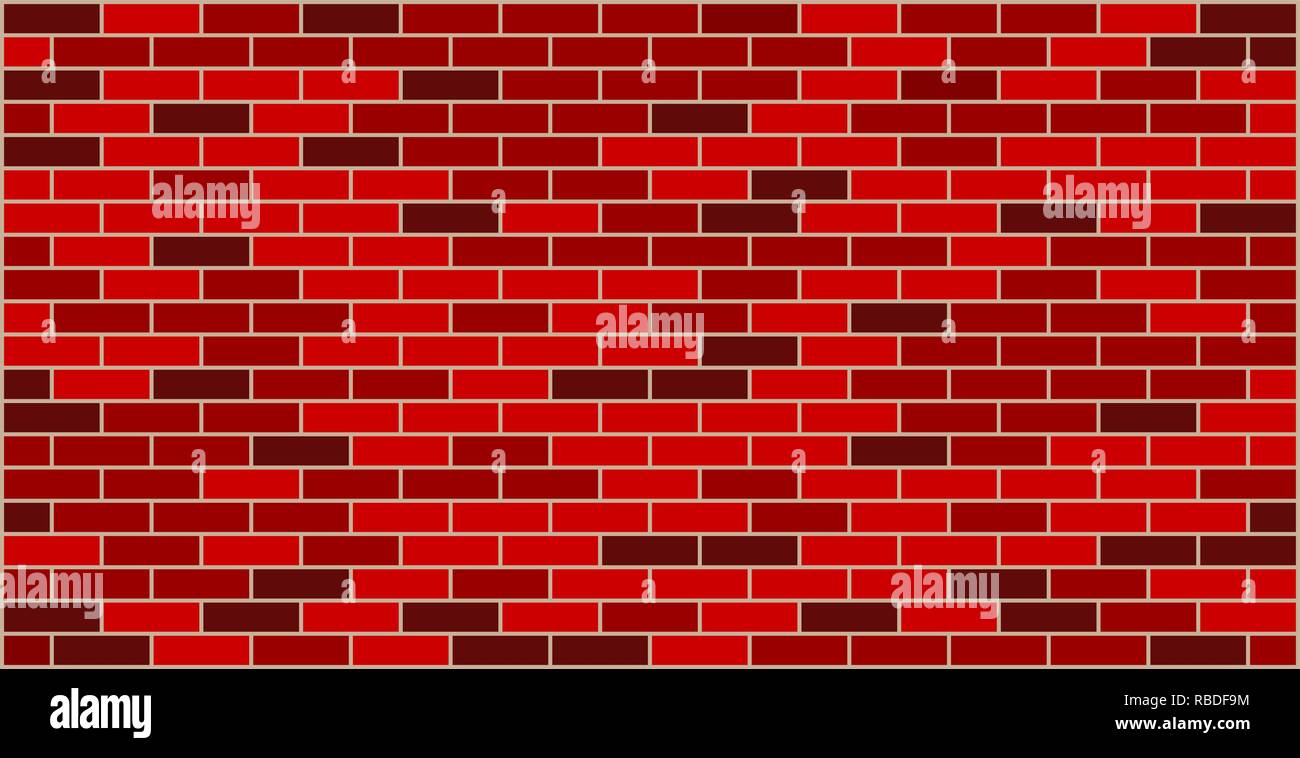 Brick wall background Banque d'images vectorielles - Alamy