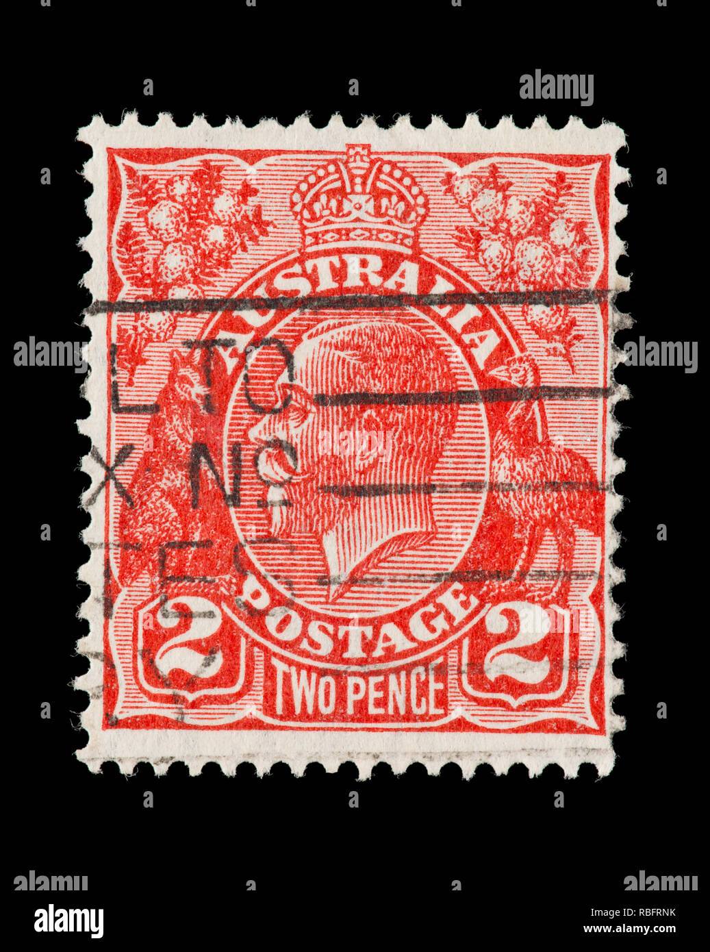 King george postage stamp australia Banque de photographies et d’images ...