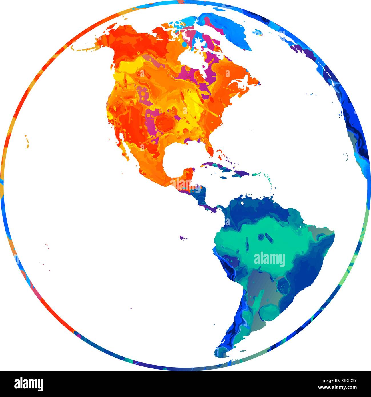 Carte de la terre plate Banque de photographies et d’images à haute ...