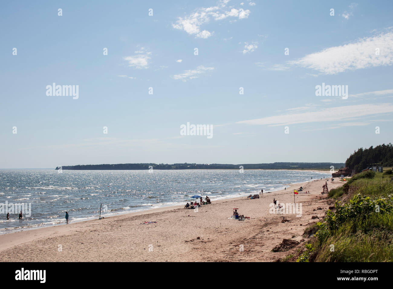 POINT ROUGE, PRINCE EDWARD ISLAND, CANADA - Le 10 juillet 2018 : les ...