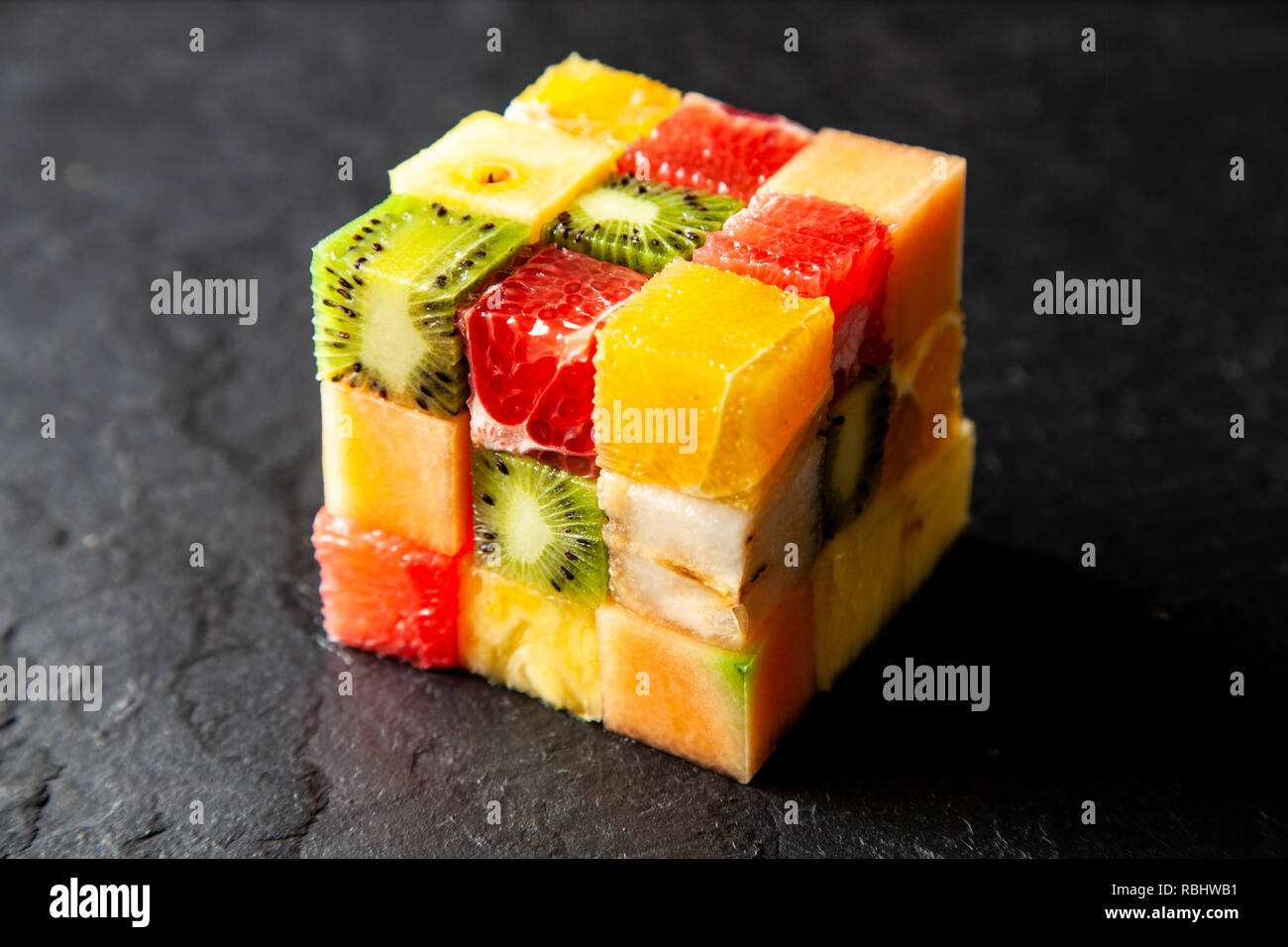 Fruits cube Banque de photographies et d’images à haute résolution - Alamy