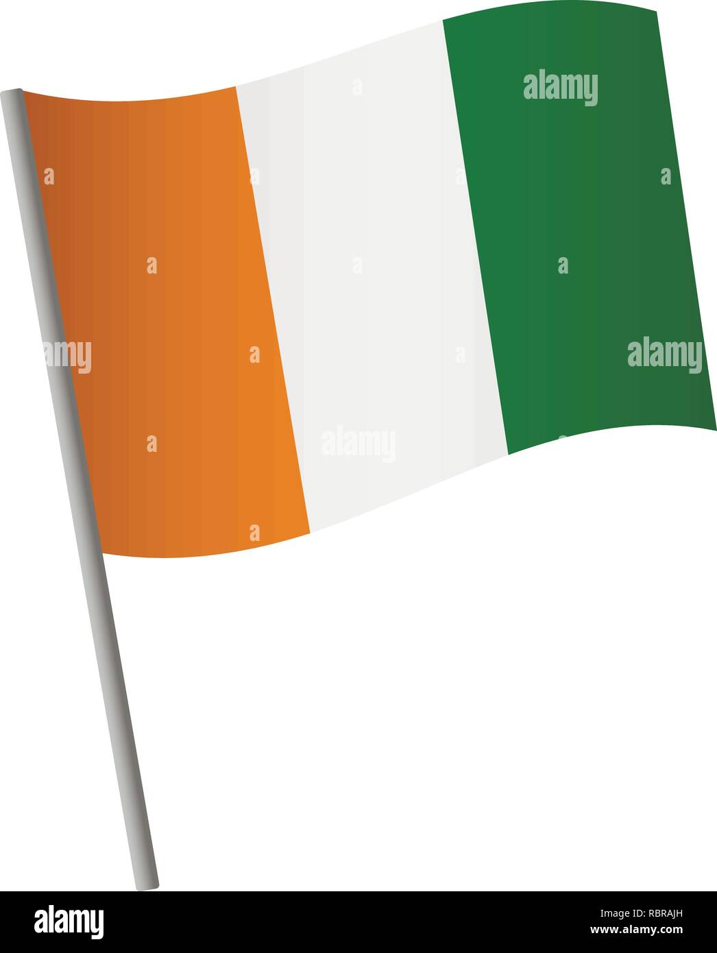 Drapeau de la cote divoire Banque d'images vectorielles - Alamy