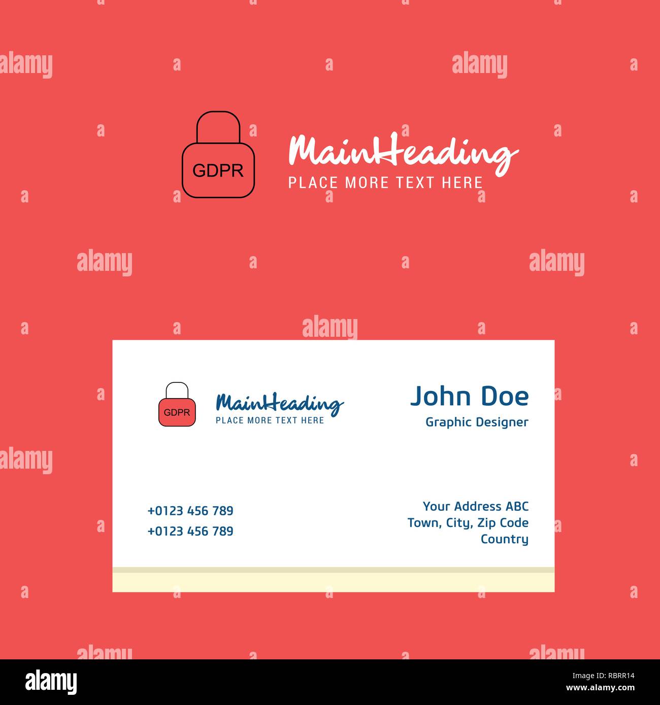 Logo Design avec carte de modèle. L'identité d'entreprise élégant ...