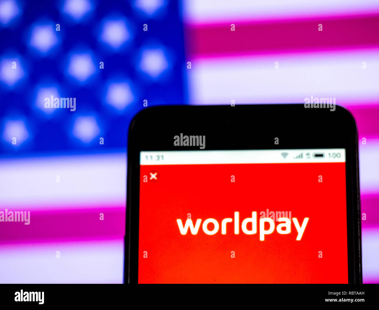 Logo de worldpay Banque de photographies et d’images à haute résolution ...