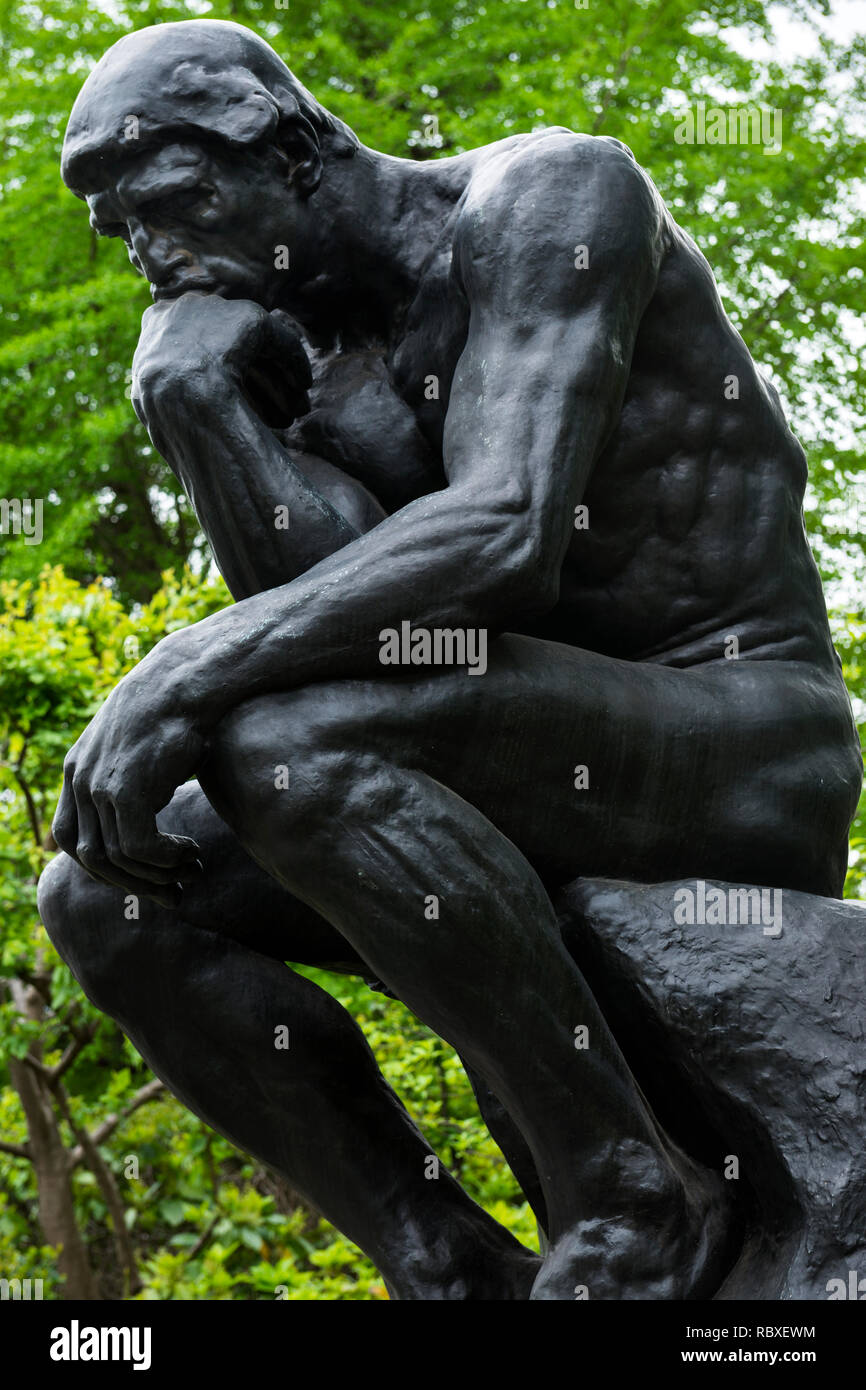 Auguste Rodin - Le penseur au National Museum of Western Art, Tokyo ...