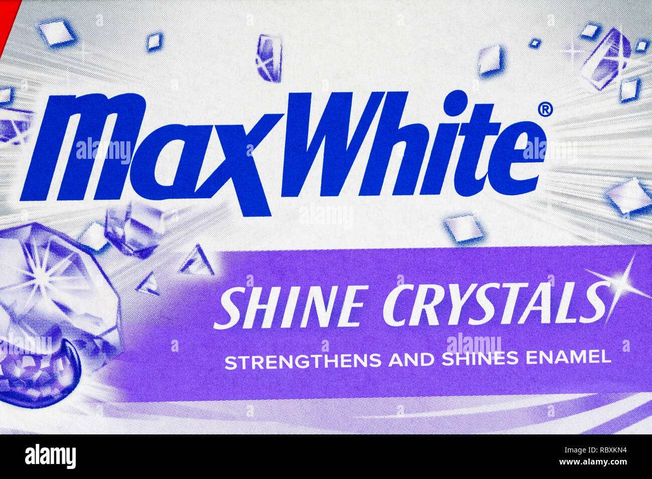 Cristaux colgate maxwhite shine Banque de photographies et d’images à ...