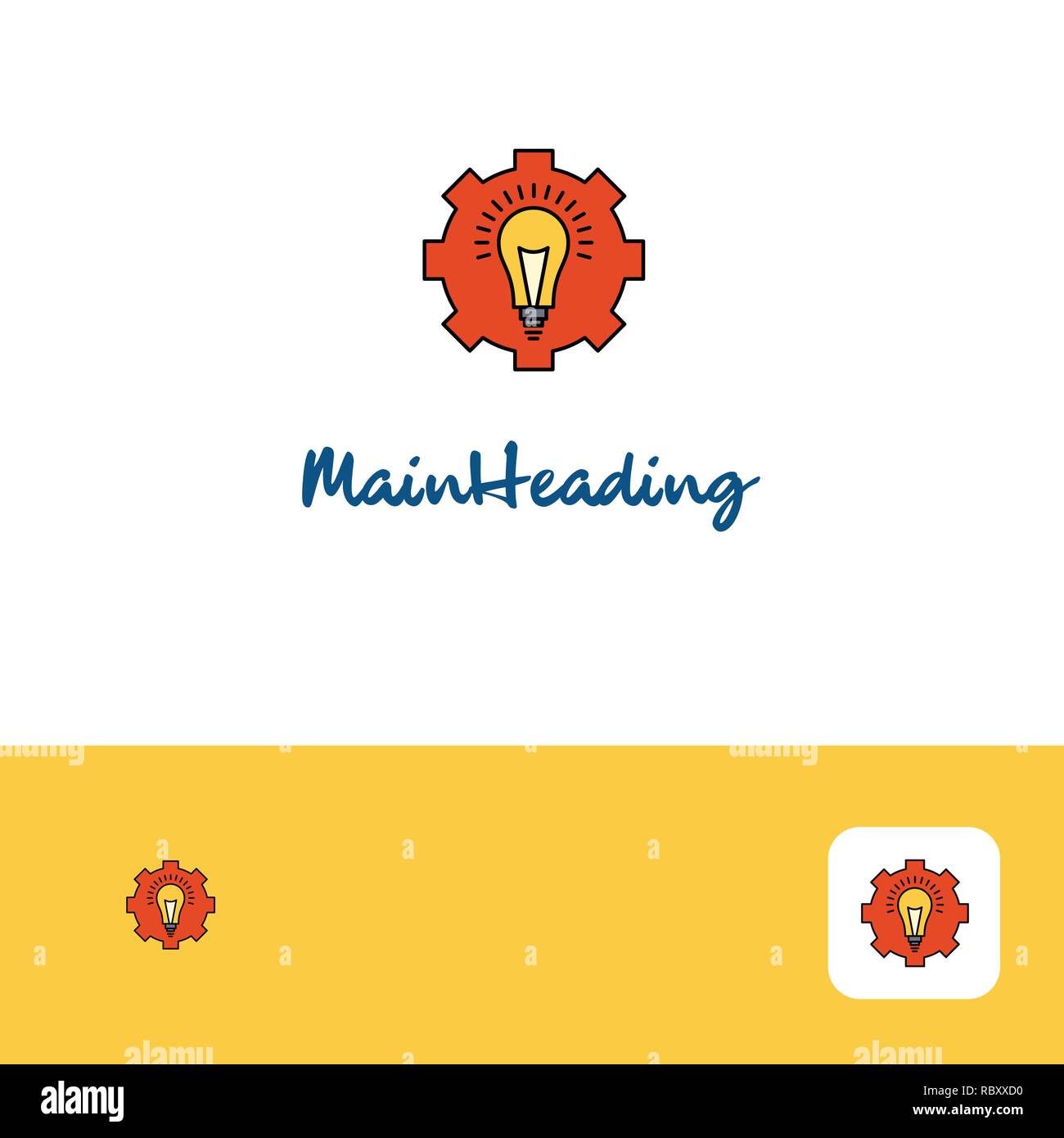 Réglage de la puissance de création Logo Design. Logo couleur ...