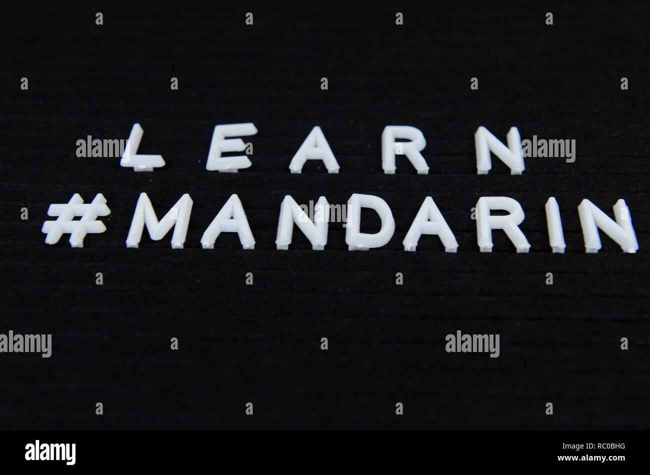 Apprendre le mandarin Banque de photographies et d’images à haute ...