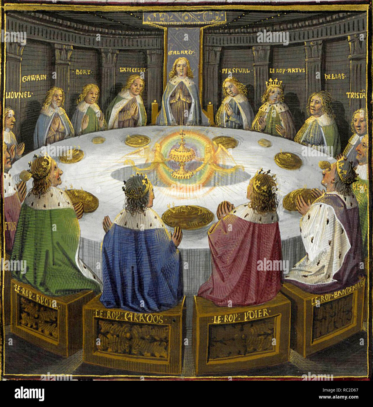 Table ronde roi arthur Banque d'image et photos - Alamy