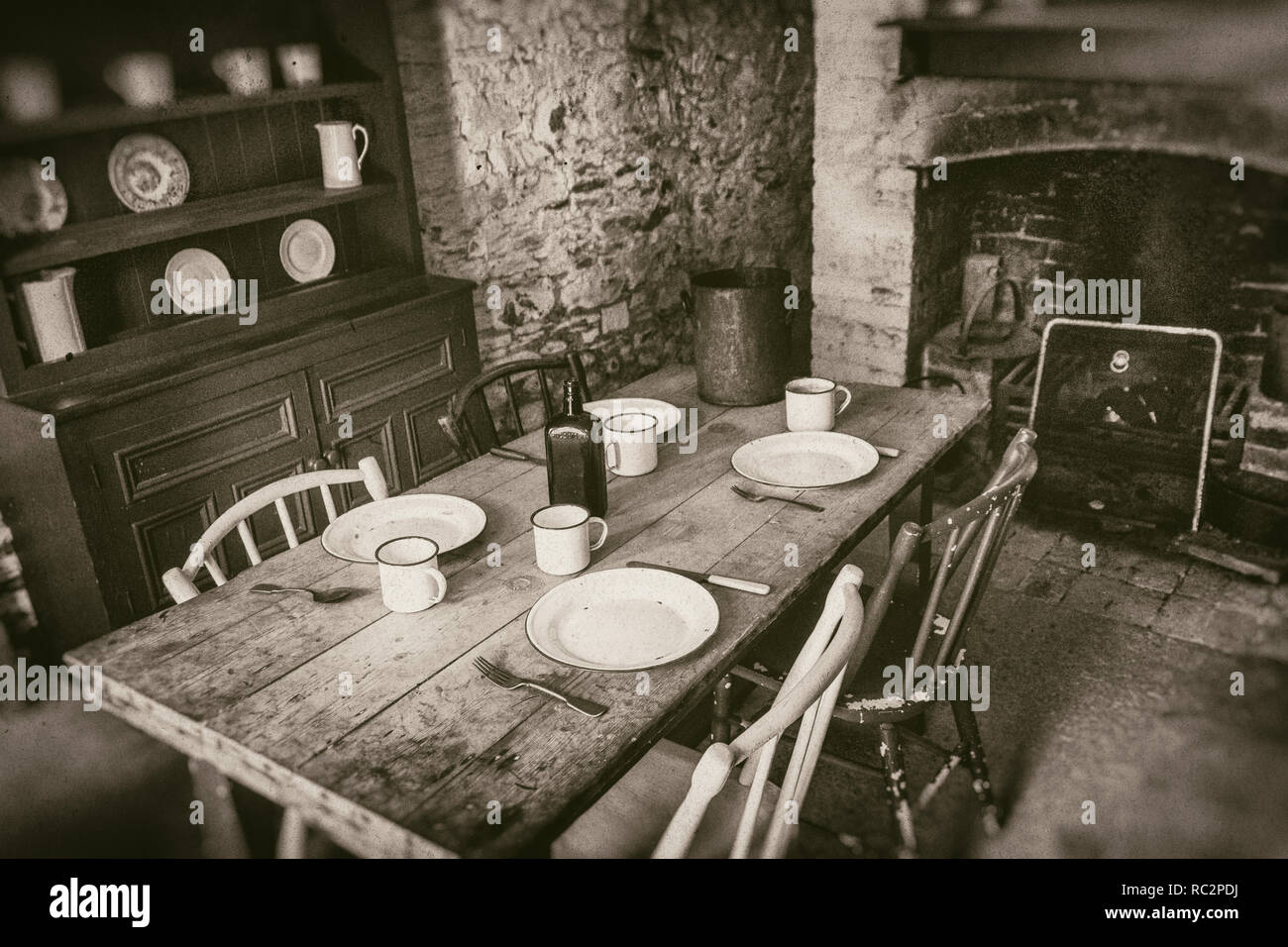 Salle à manger du 19ème siècle Banque de photographies et d’images à ...
