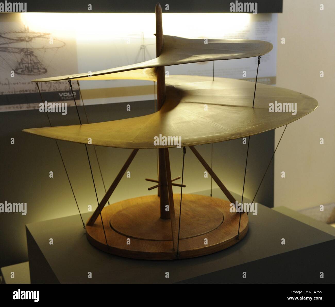 Leonardo de vinci dessin flying machine Banque de photographies et d ...