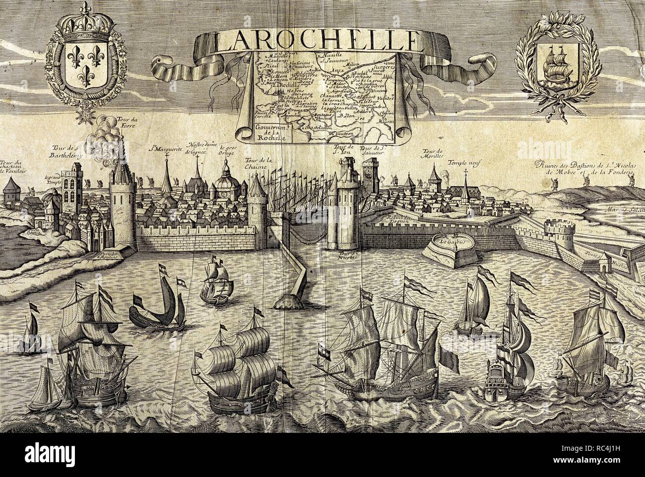 Plan de la rochelle Banque de photographies et d’images à haute ...