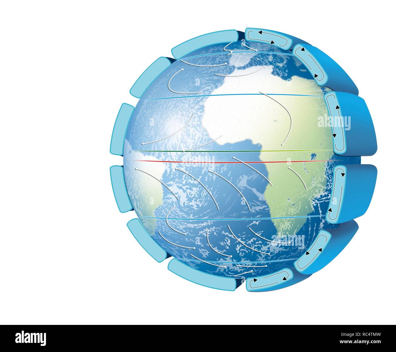Effet de coriolis Banque d'images détourées - Alamy