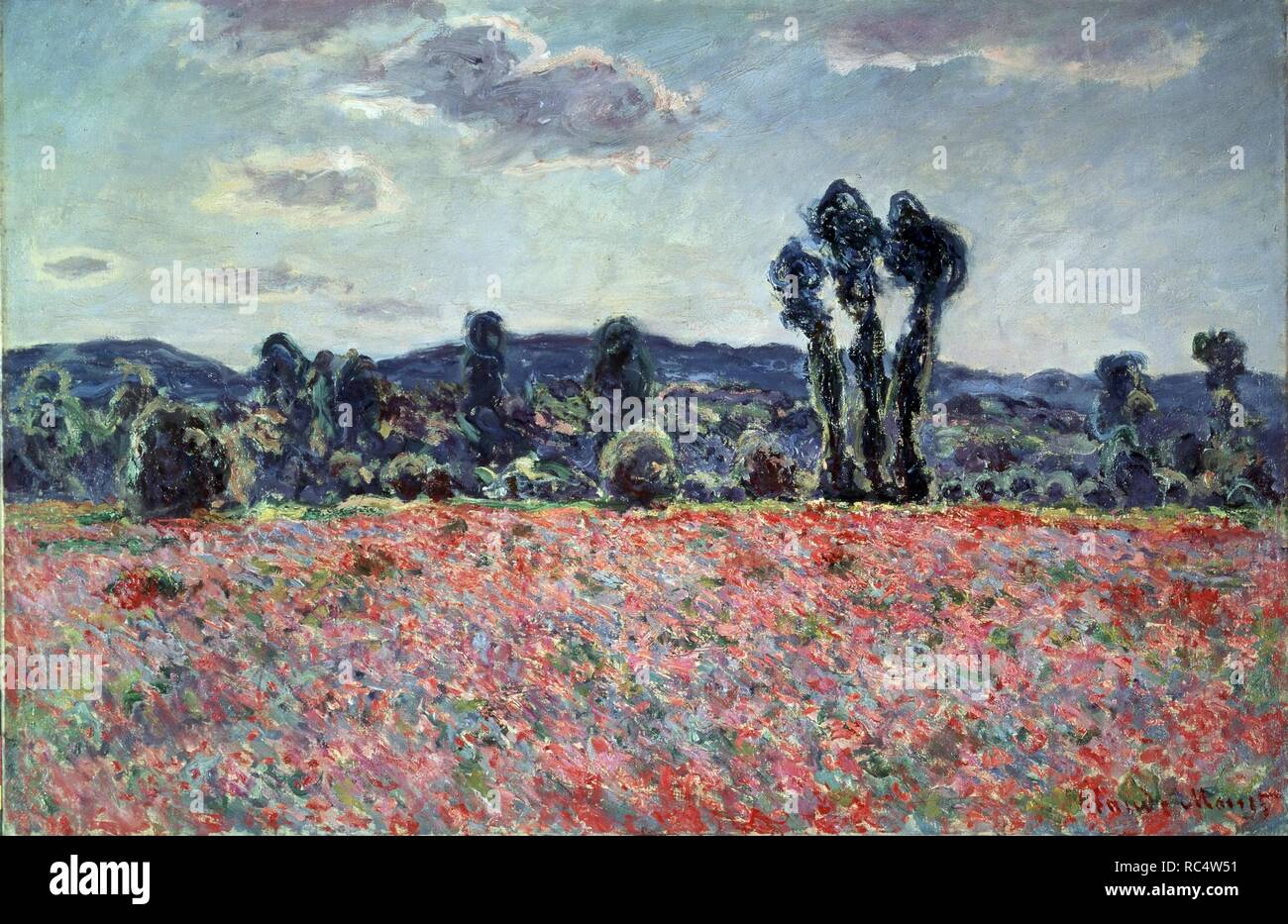 Champ de coquelicot claude monet Banque de photographies et d’images à ...