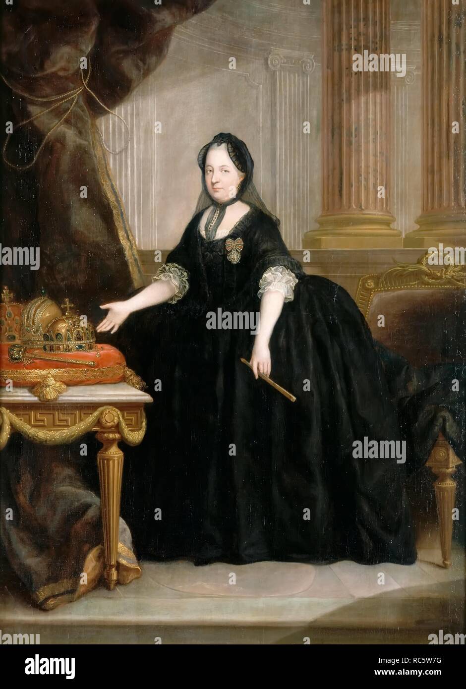 Portrait de l'Impératrice Marie Thérèse d'Autriche (1717-1780). Musée ...