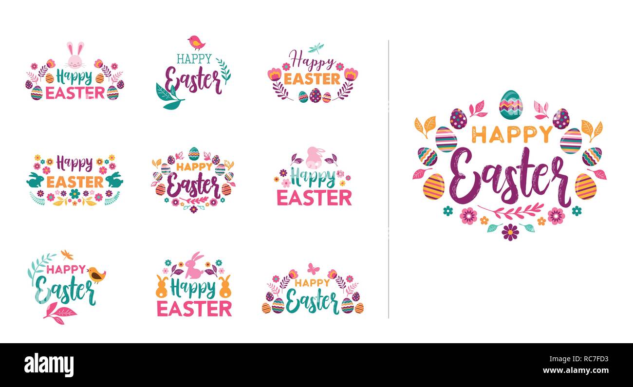 Symboles de pâques Banque d'images détourées - Alamy