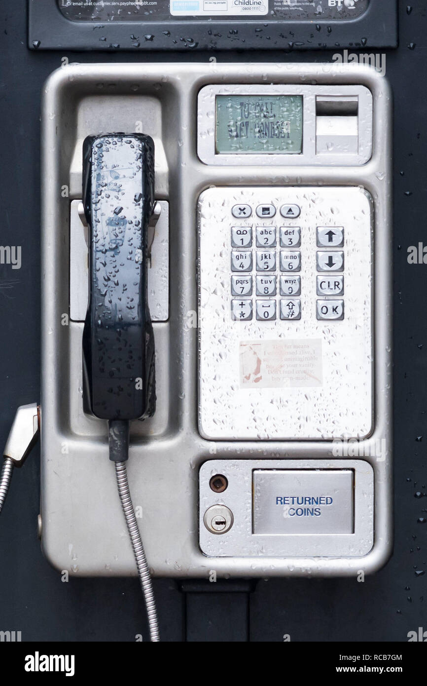 Bt payphone Banque de photographies et d’images à haute résolution - Alamy