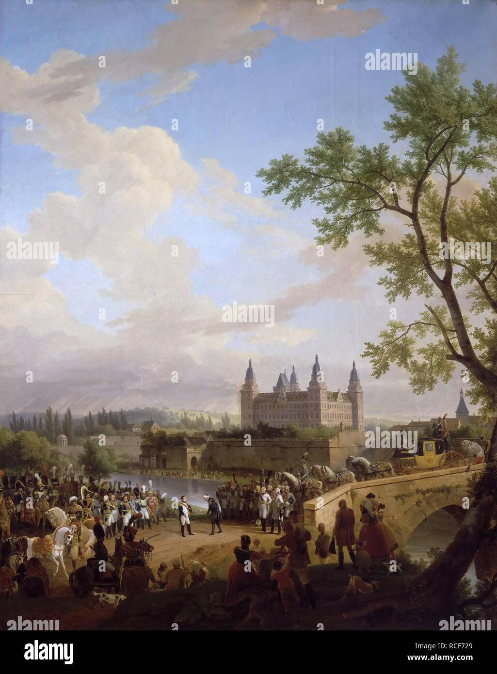 Rencontre entre Napoléon et le baron Karl von Dalberg à Aschaffenburg ...