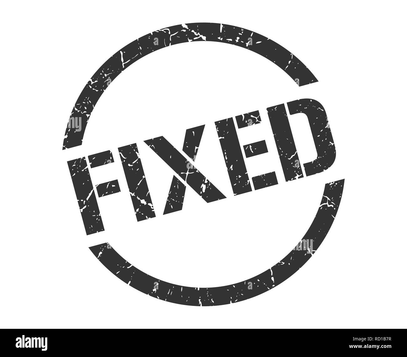 Timbre fixe Banque d'images noir et blanc - Alamy
