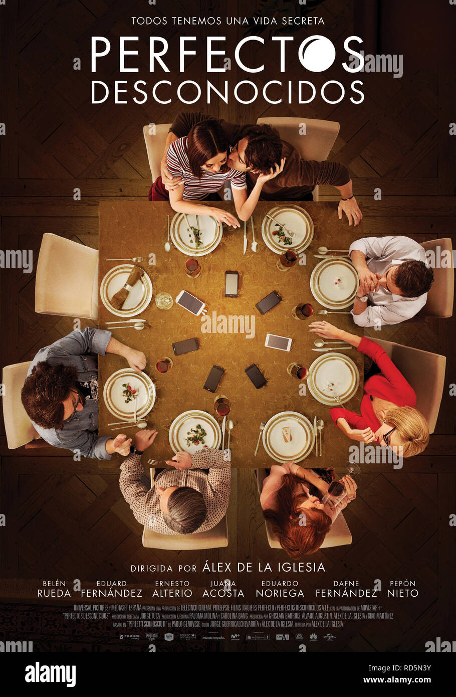 De parfaits inconnus, (aka PERFECTOS DESCONOCIDOS), une affiche de l ...