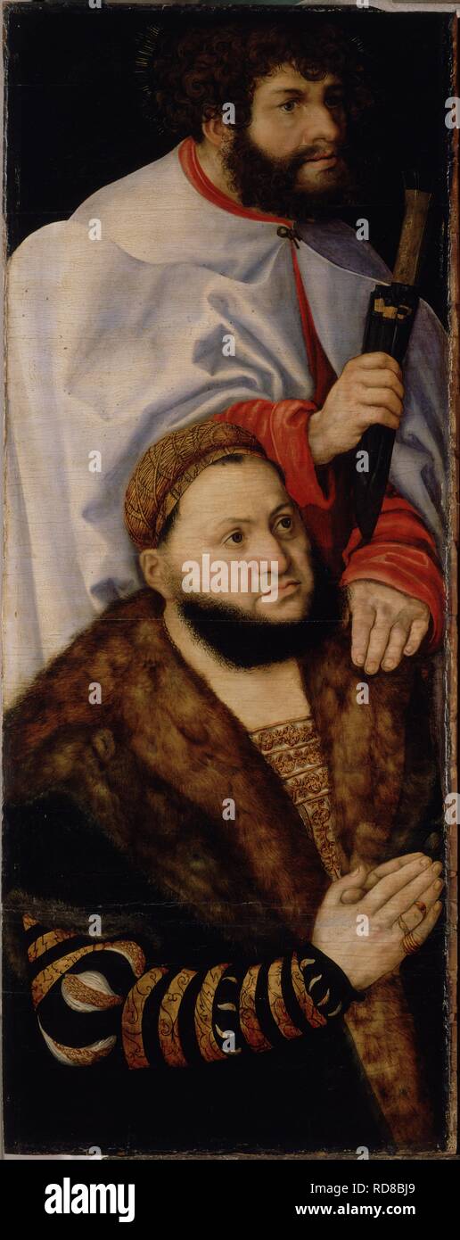 Retable de la vierge, ou soi-disant Princes' Retable (aile gauche). Musée : Anhaltische ...