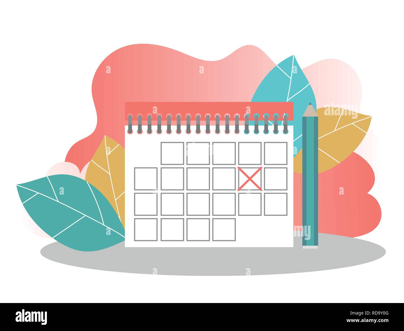 Calendrier De Planification Banque d'images vectorielles - Page 2 - Alamy