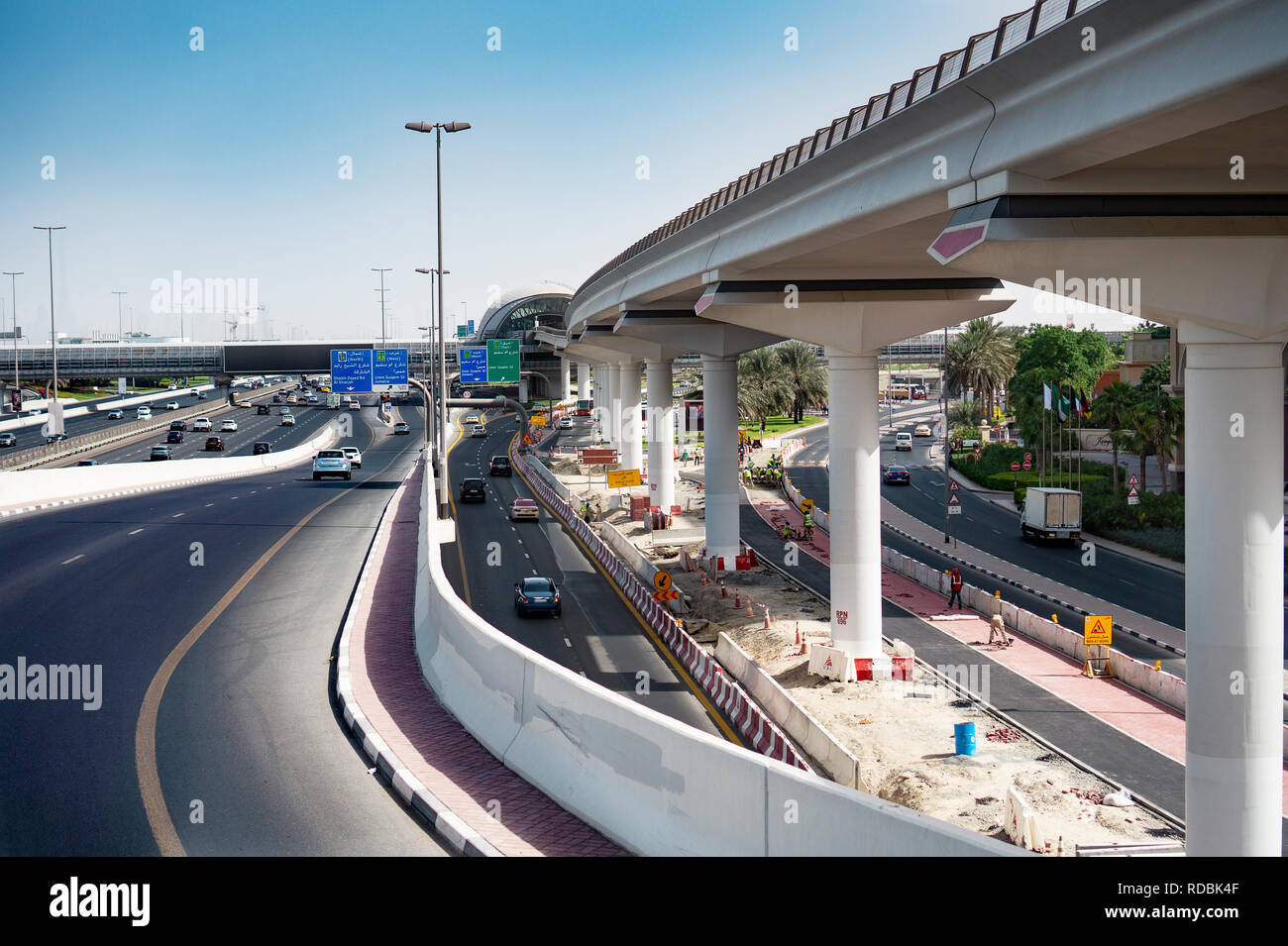 Dubai infrastructure Banque de photographies et d’images à haute ...