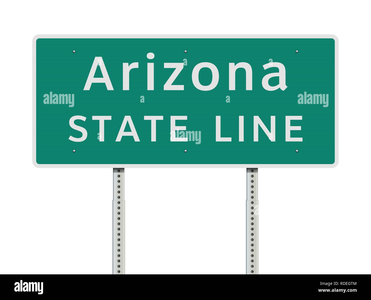 Ligne de bordure de ligne verte Banque d'images détourées - Alamy