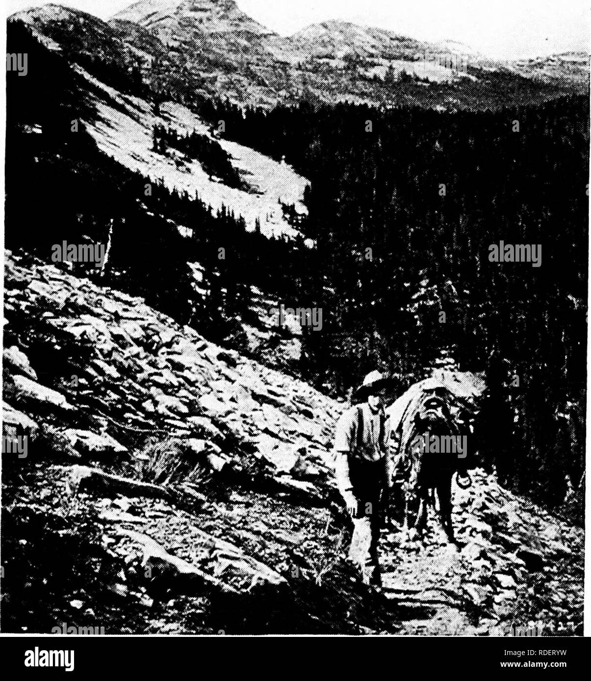 Squaw peak Banque d'images noir et blanc - Alamy