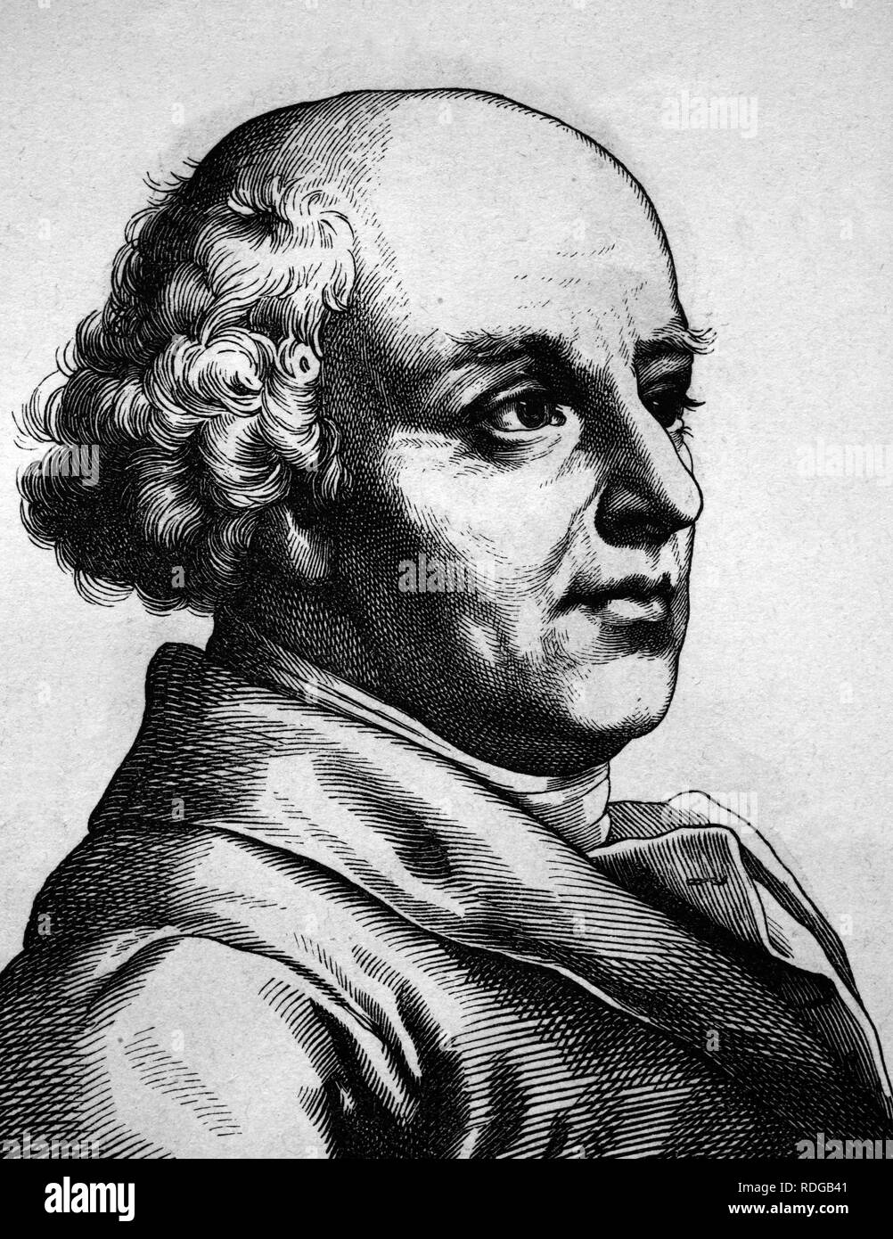 Samuel christian friedrich hahnemann Banque d'images noir et blanc - Alamy
