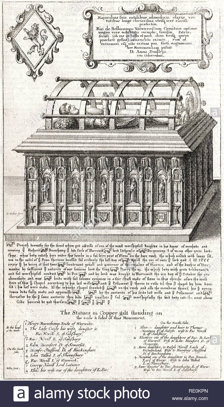 Gravure richard beauchamp Banque de photographies et d’images à haute ...