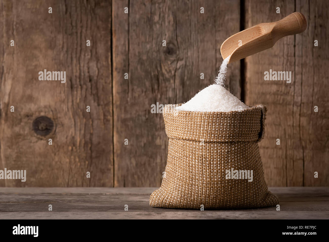 Sack of sugar Banque de photographies et d’images à haute résolution ...