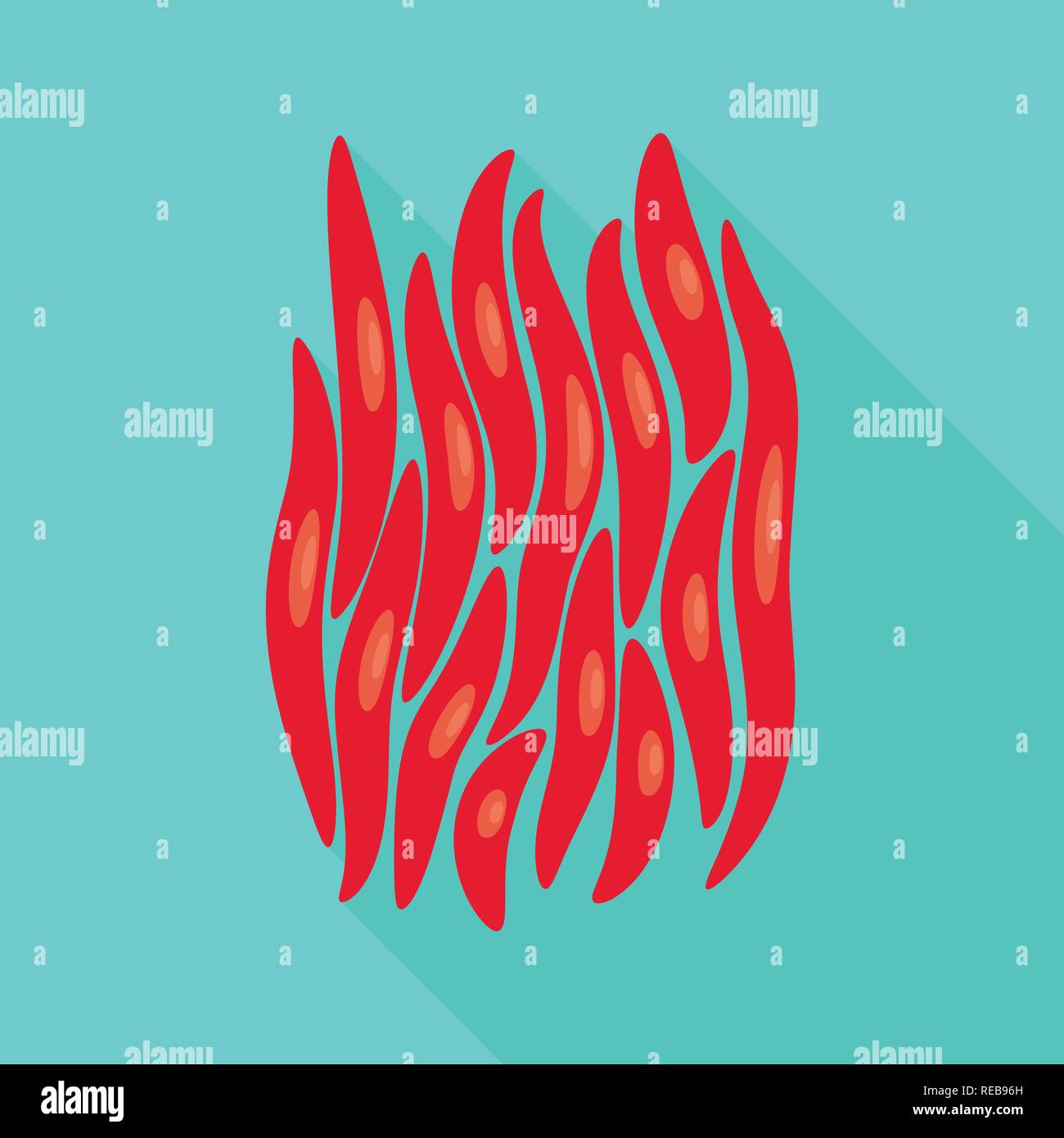 Filaments,intestinale,,science,nerveuse,multicellulaires,lisse ...
