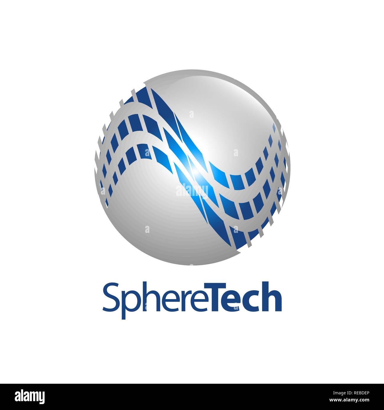 Logo de la sphère concept design. Modèle de graphique vectoriel de l ...