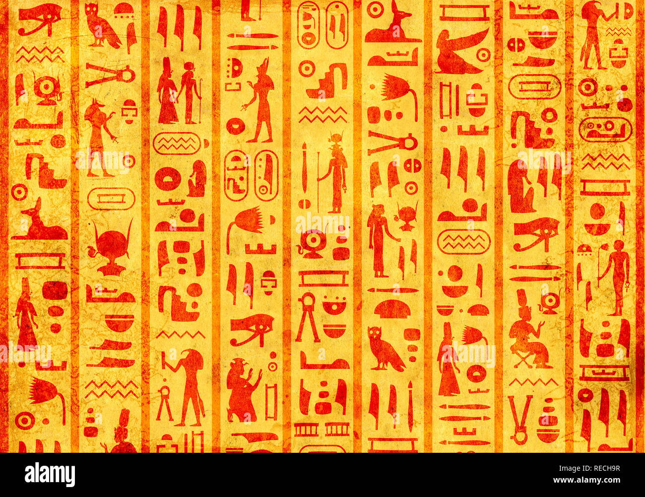Ancient egyptian hieroglyphs Banque de photographies et d’images à ...