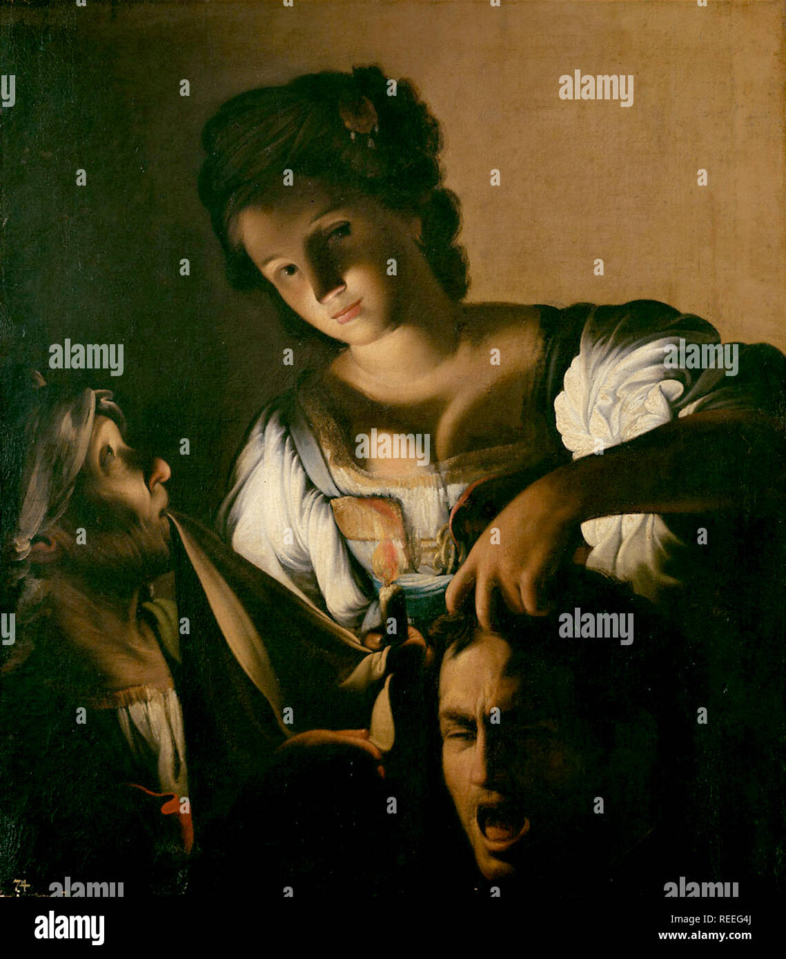 Judith et la tête d'Holopherne par Carlo Saraceni Photo Stock - Alamy