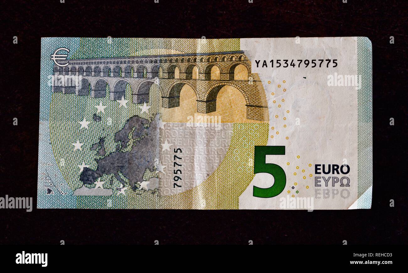 Euros Billet 5 Banque d'image et photos - Alamy