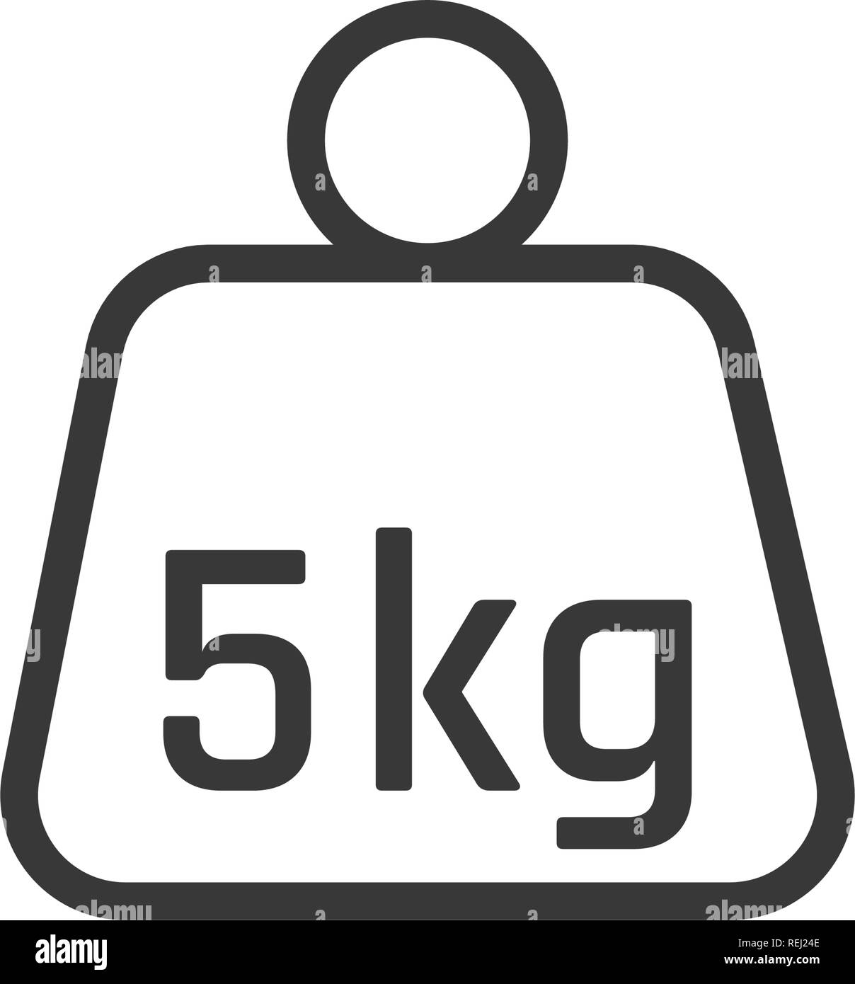 Kg Weight Isolated Icon Vector Photos & Kg Weight Isolated Icon Vector ...