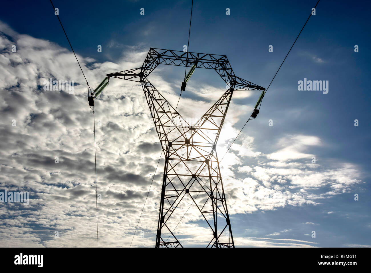 Pylone électrique france Banque de photographies et d’images à haute ...