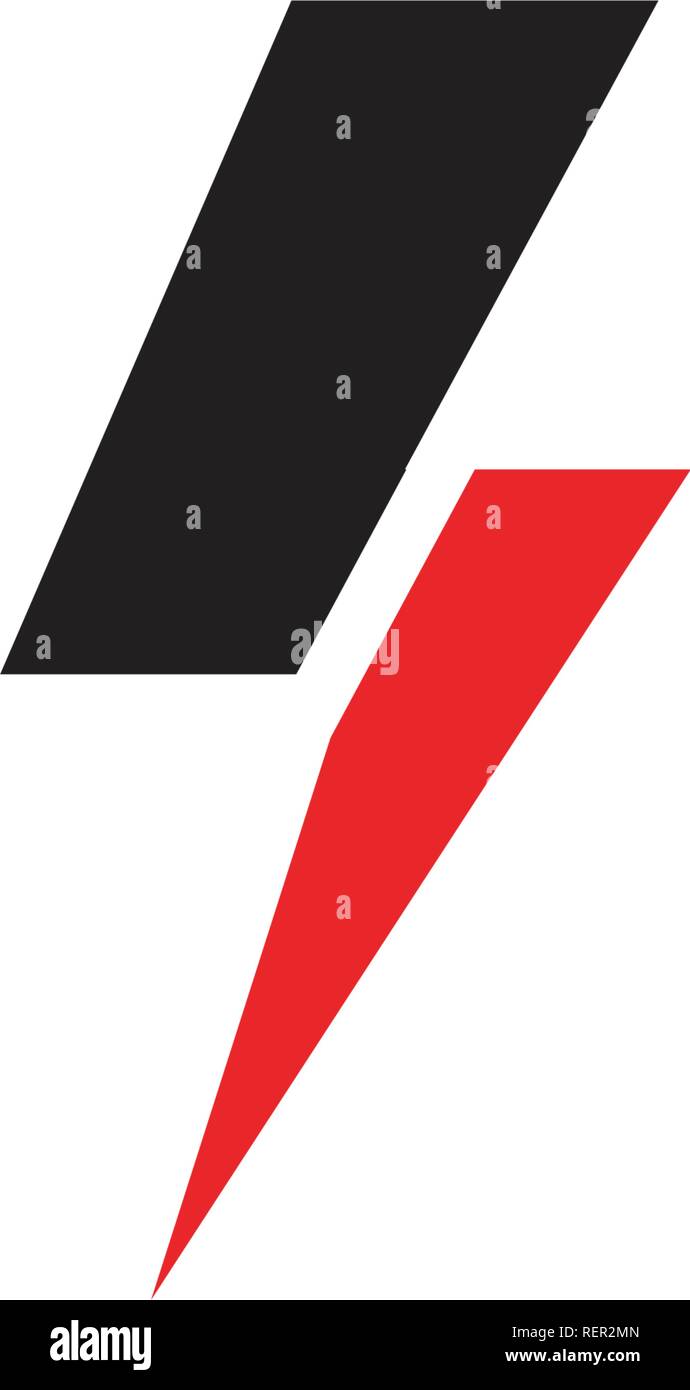 Logo éclair Template Image Vectorielle Stock - Alamy