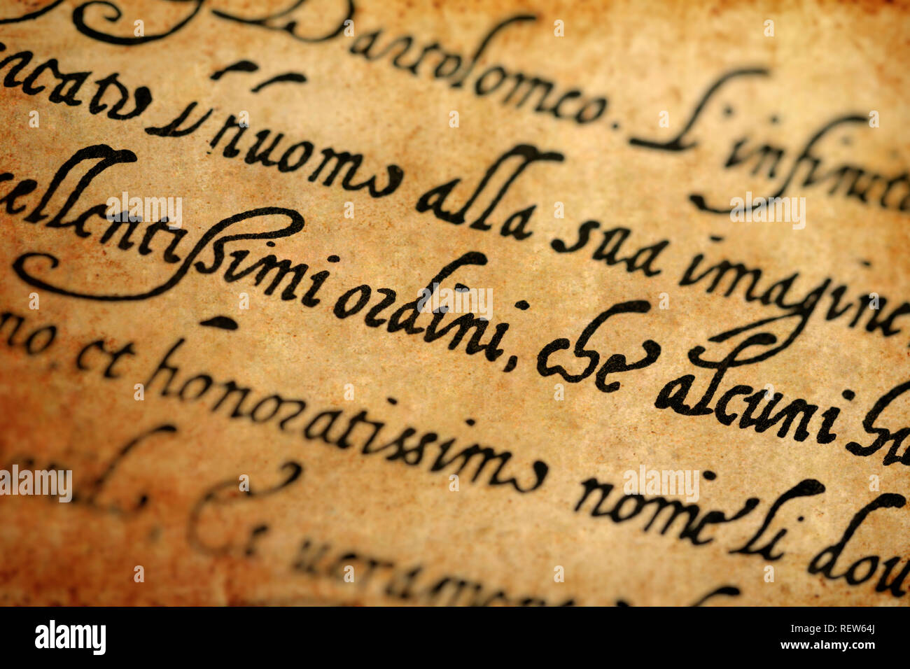 Histoire de texte manuscrit Banque de photographies et d’images à haute ...