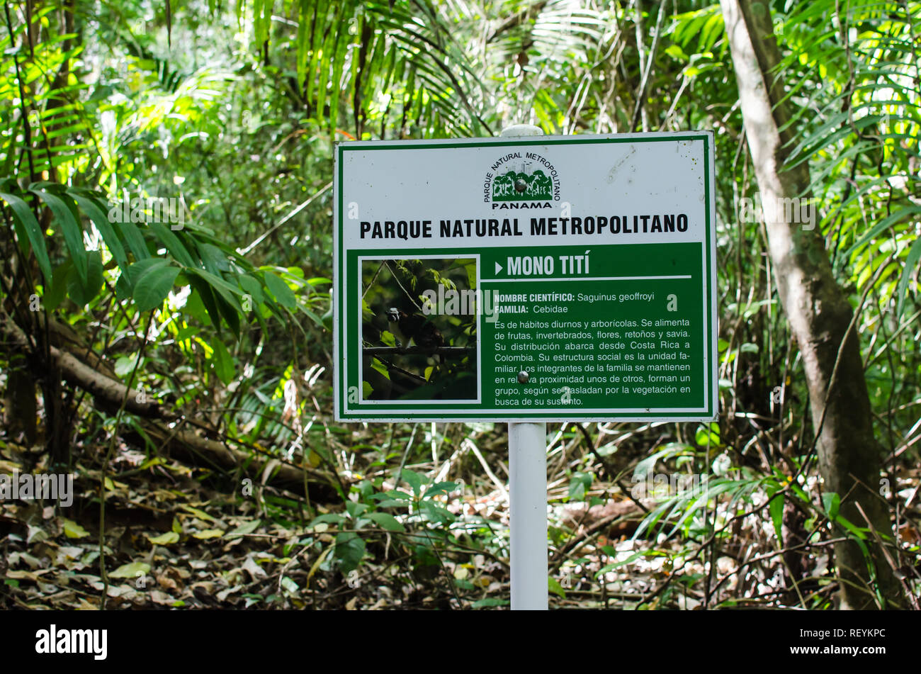 Sign parque parc naturel naturel Banque de photographies et d’images à ...