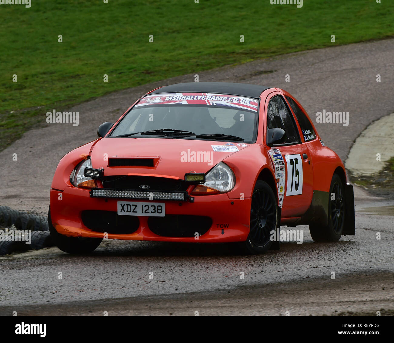 Trappe des marques de rallye circuit Banque de photographies et d ...