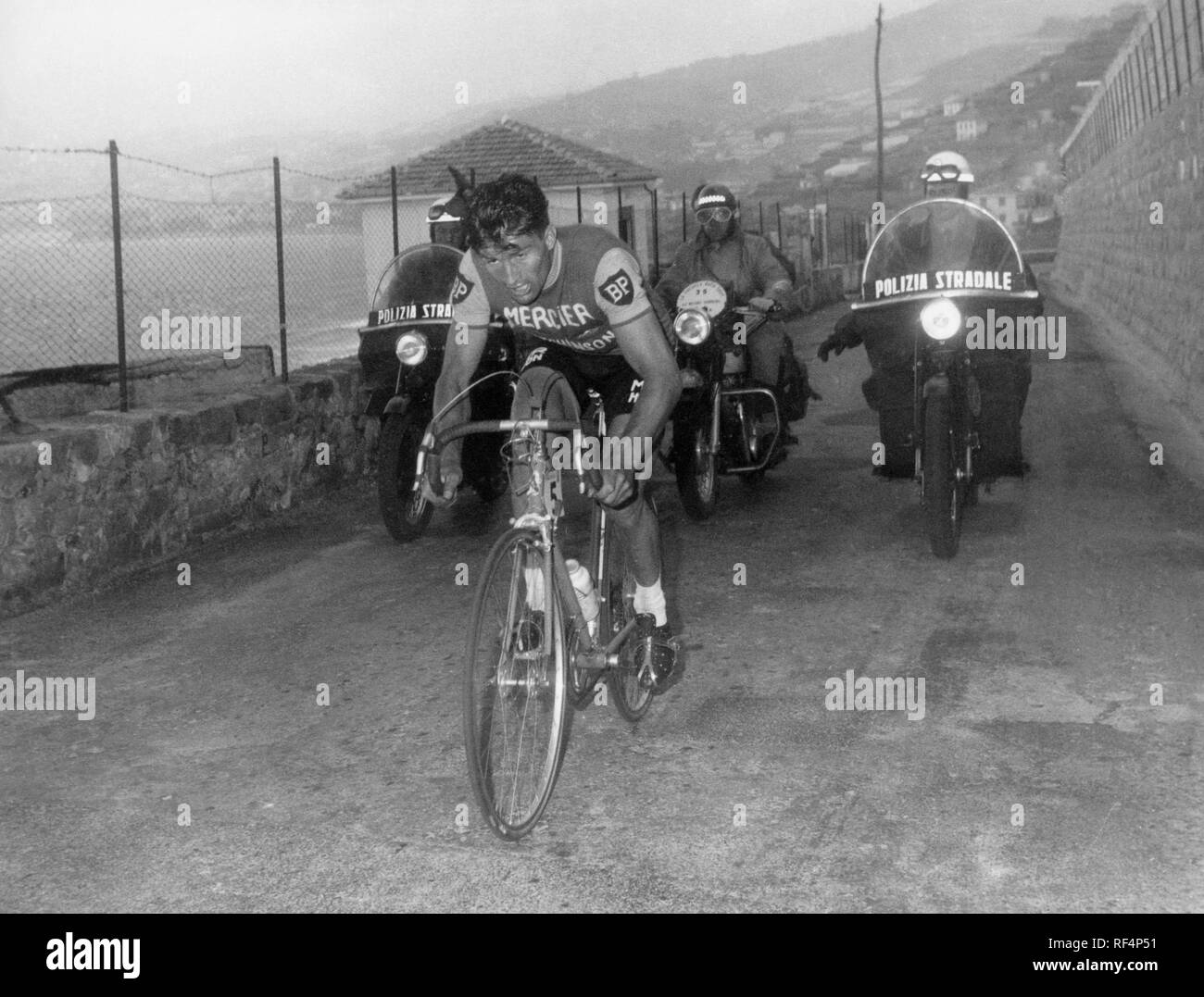 Cicling, Raymond Poulidor, 1961 Photo Stock - Alamy