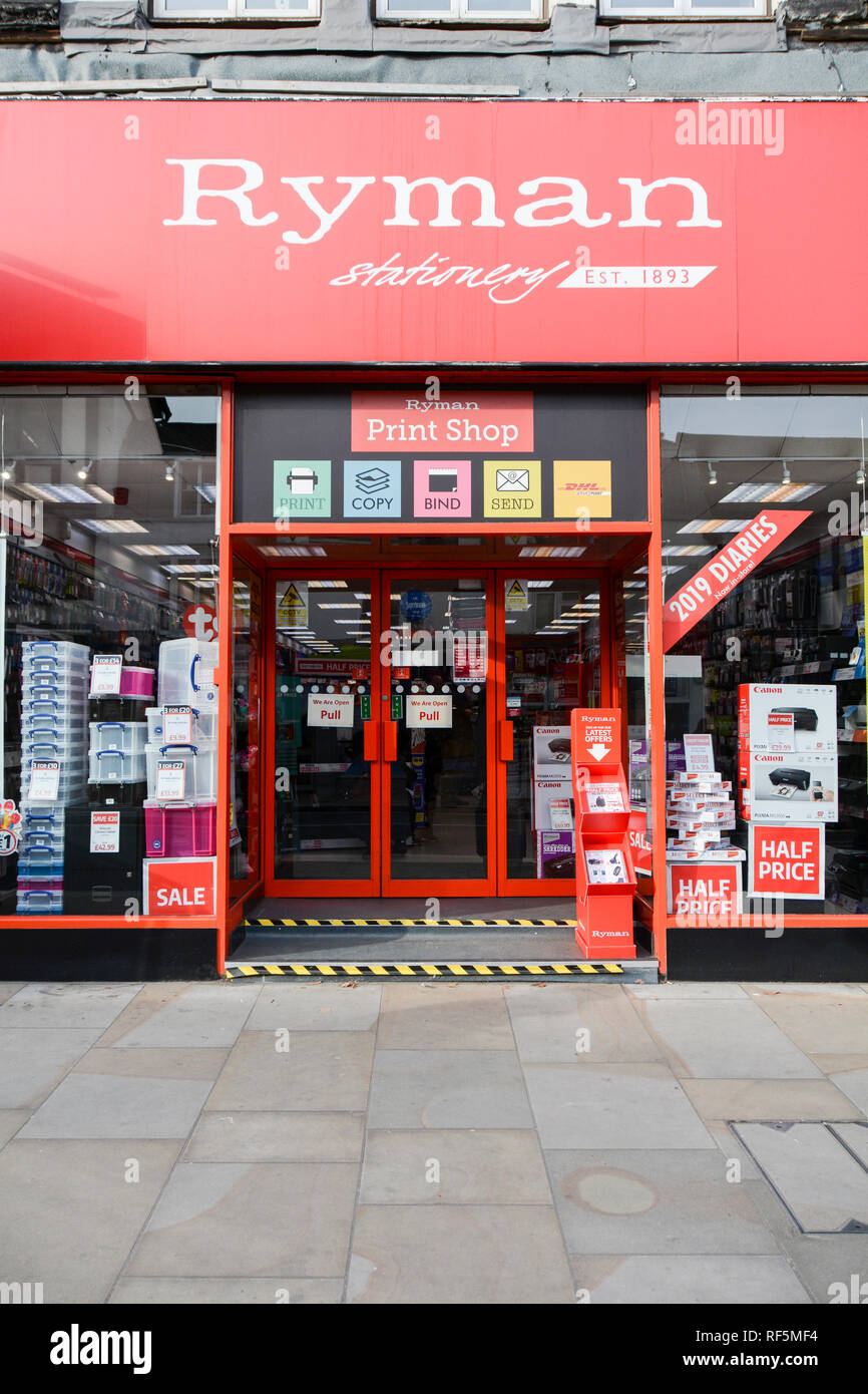Ryman stationery shop london Banque de photographies et d’images à ...