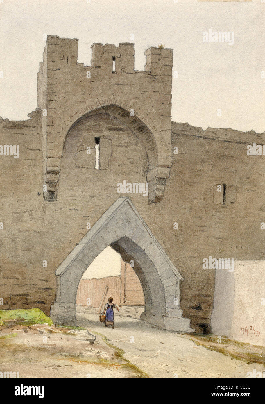 Visby stadsmur Banque de photographies et d’images à haute résolution ...