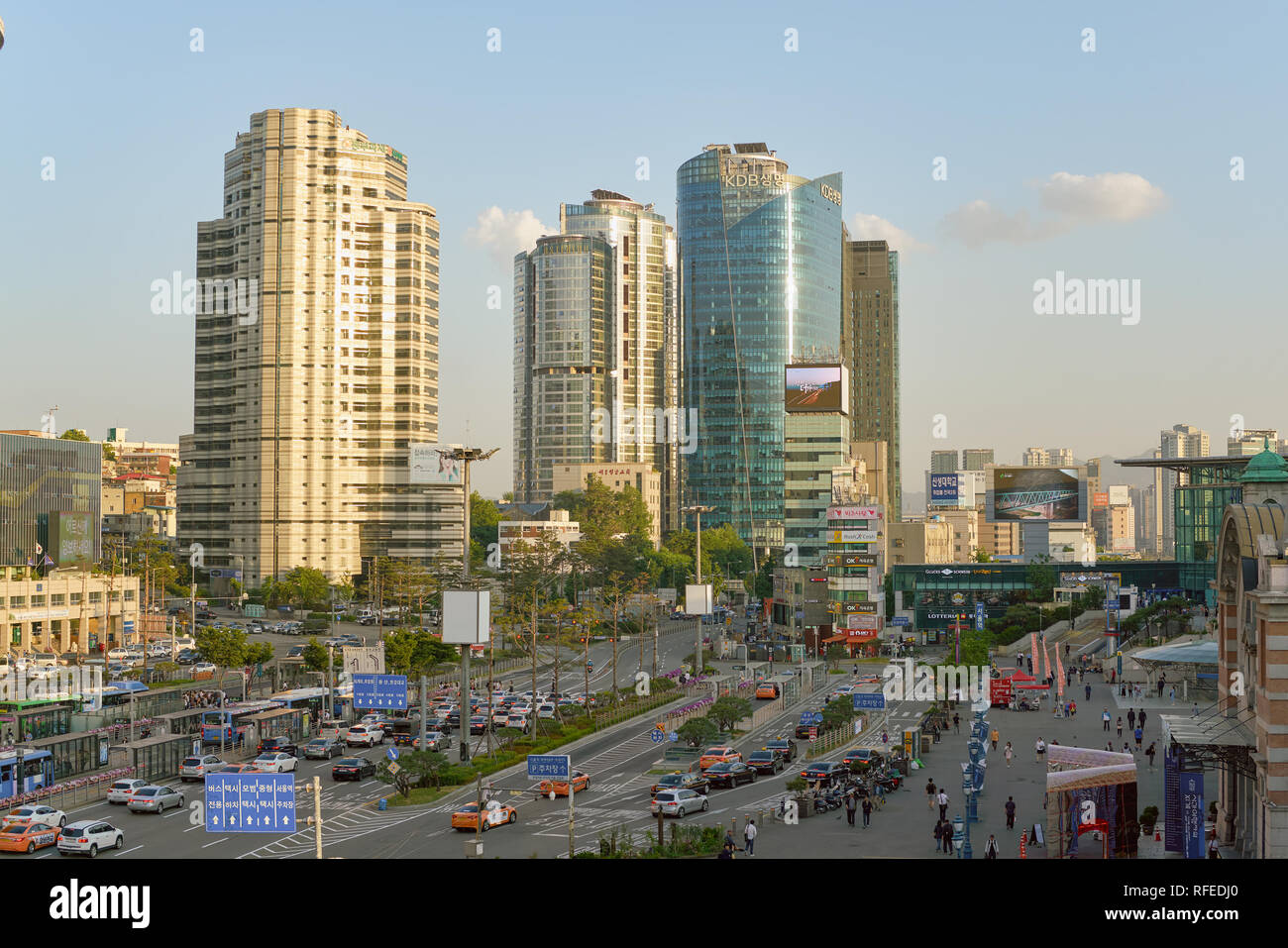 Séoul, Corée du Sud - 01 juin 2017 : point de vue de Séoul 7017 Skypark ...