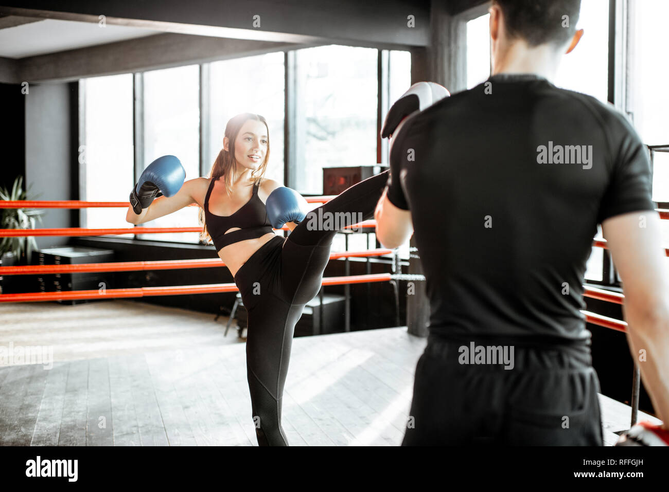 Fille Boxe Banque d'image et photos - Alamy
