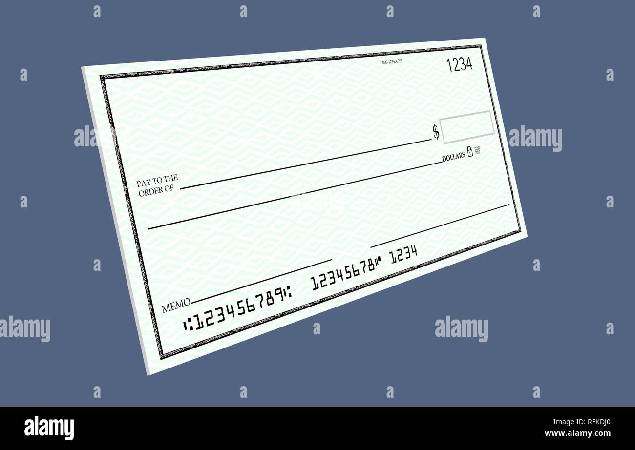 Les chèques bancaires personnels d'une personne compte chèque est ...