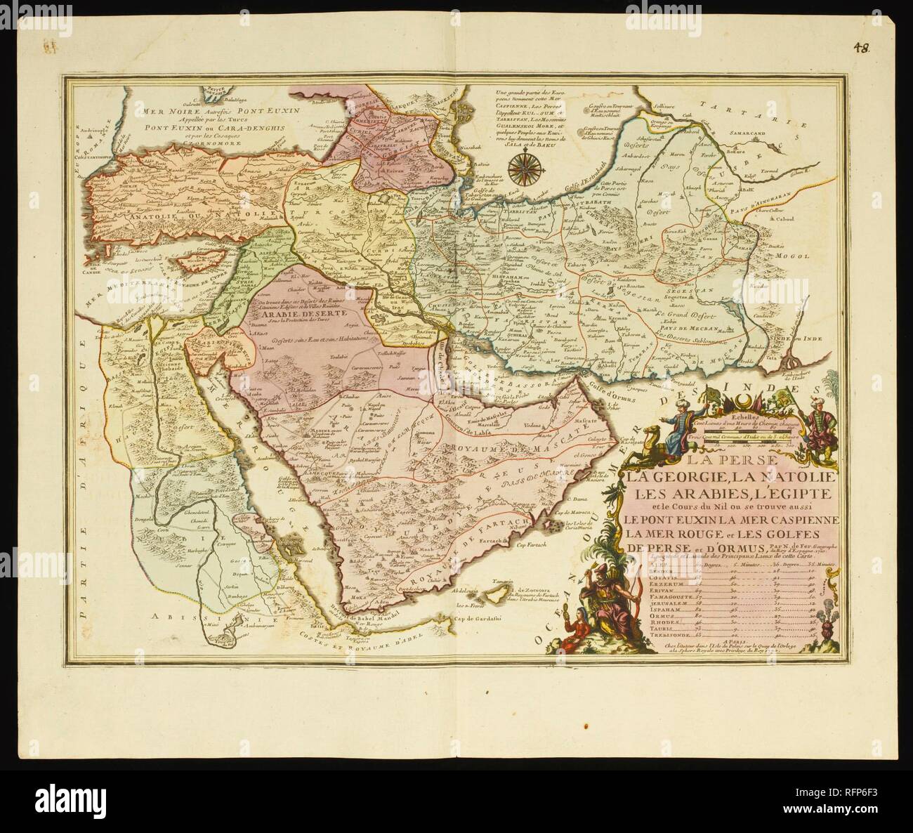 Carte du monde du moyen orient Banque de photographies et d’images à ...